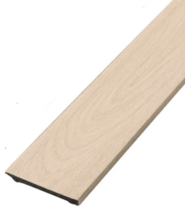 Natural Oak - Wide Slat Left Hand Trim - The Wood Wall Panel Co